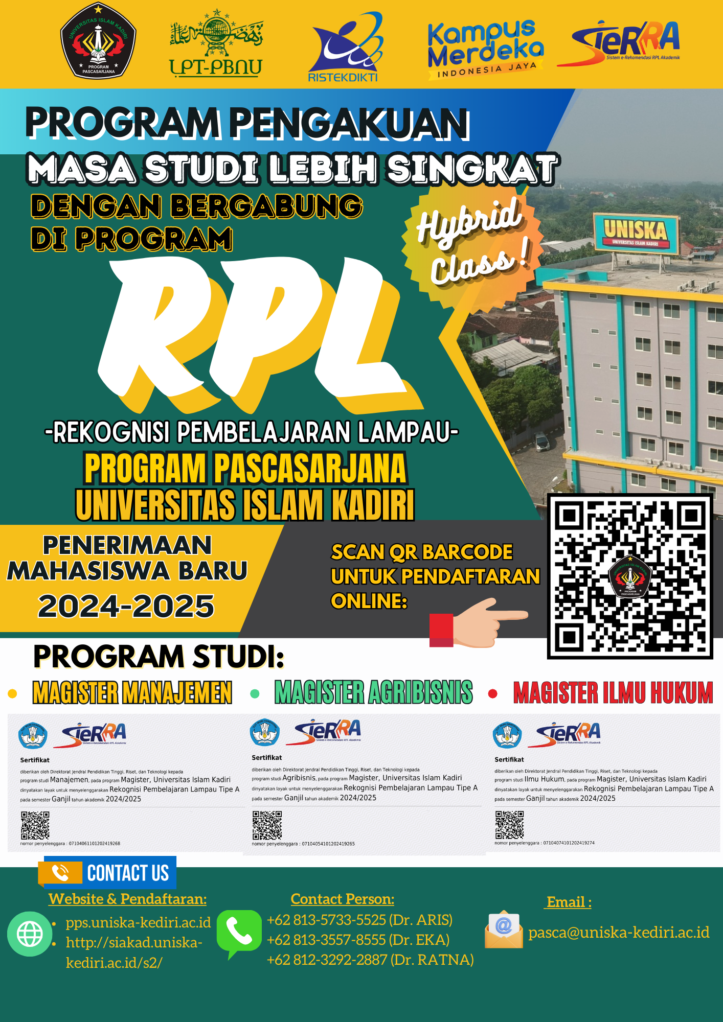 Program Pascasarjana UNISKA